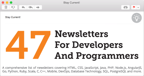 47 Newsletters For Developers And Programmers