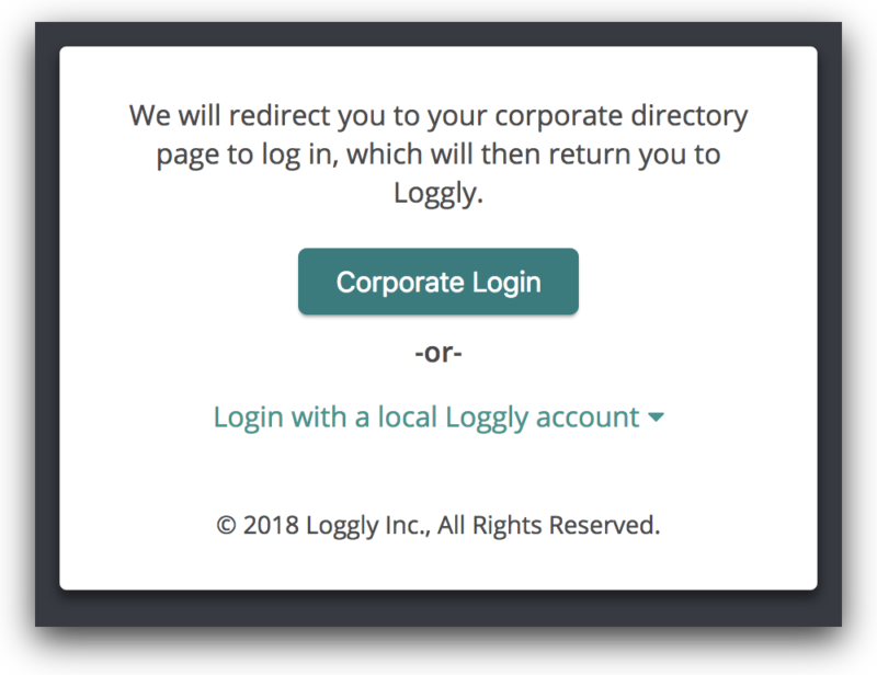 Announcing a New, Common Login Screen for Loggly and the SolarWinds ...