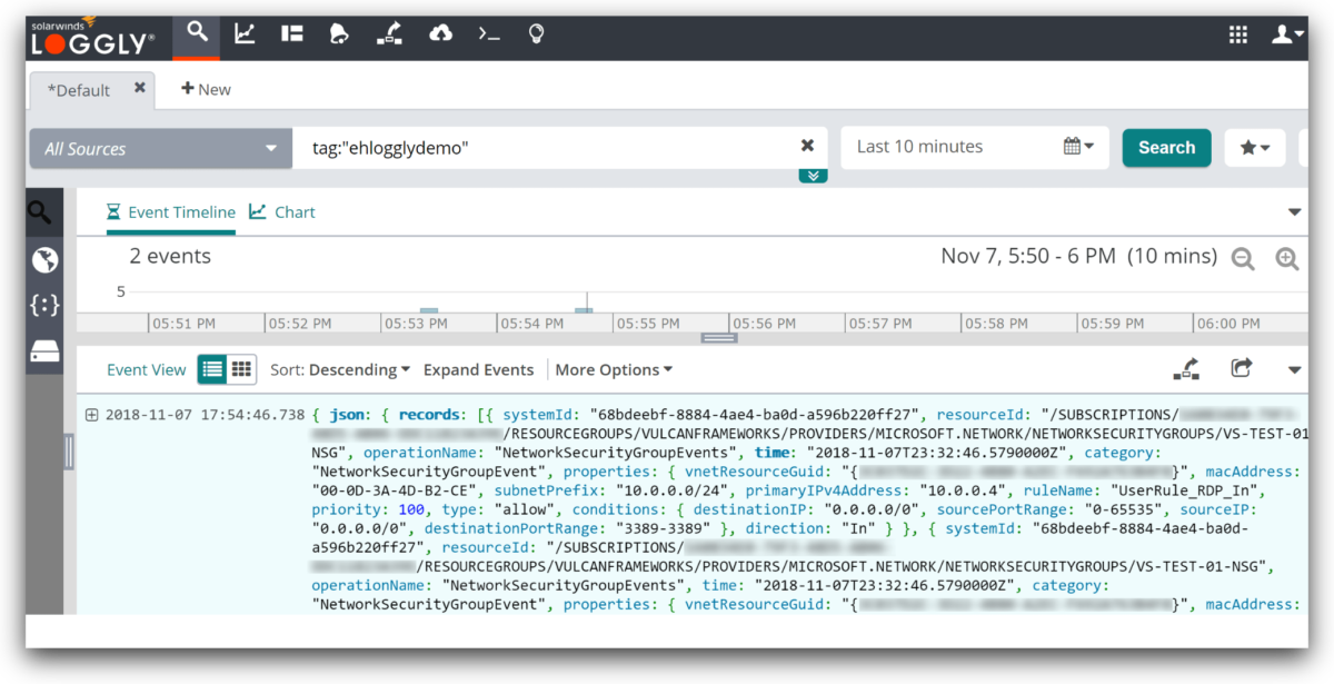 How to Stream Logs from Azure Resources to Loggly | Log Analysis | Log Monitoring by Loggly