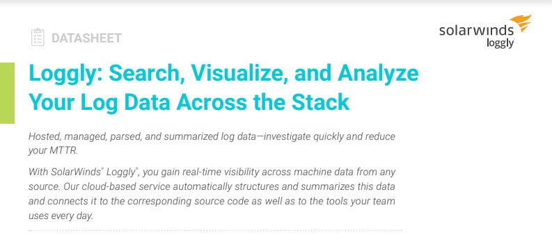 Loggly Datasheet | Loggly