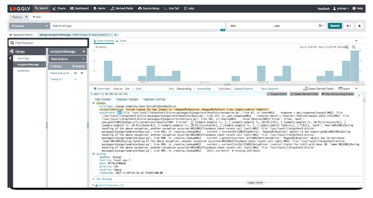 Django Apps Logging With Loggly | Loggly